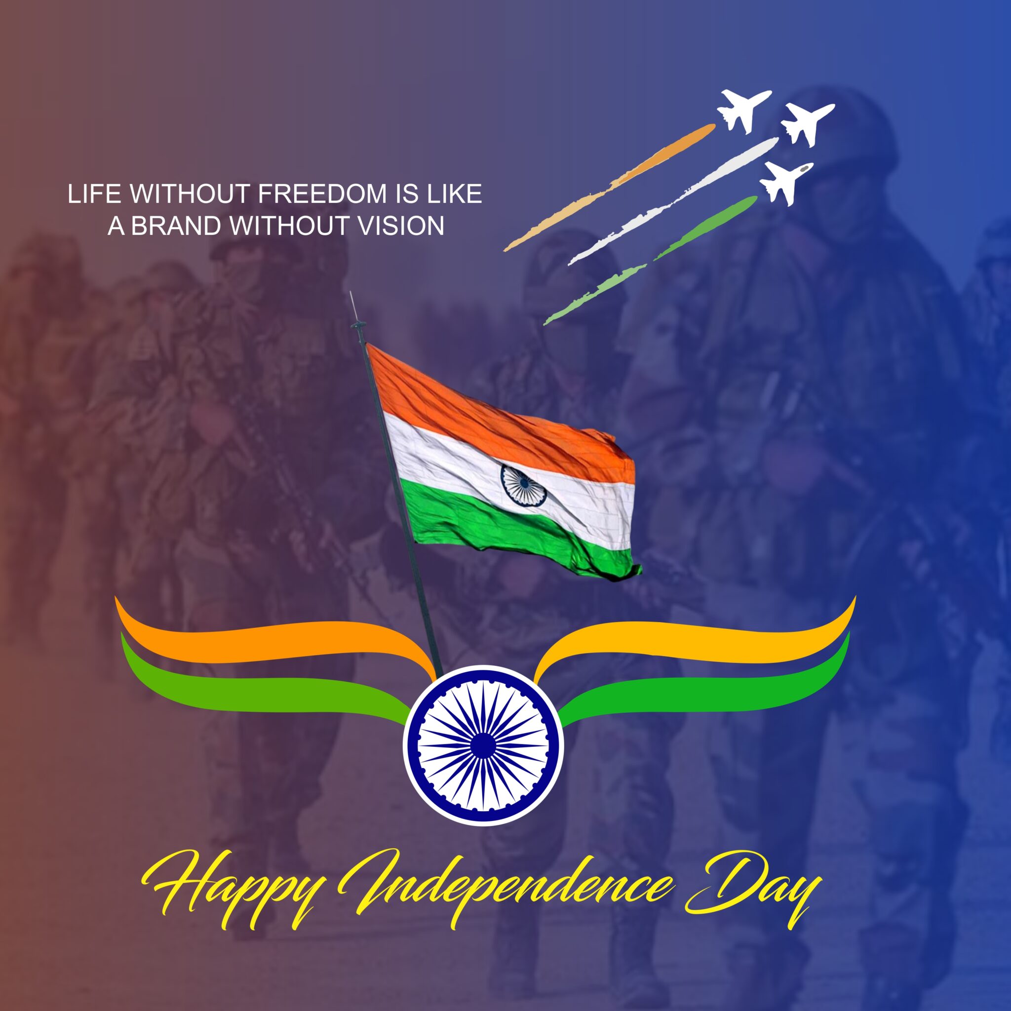 15 August independence Day Poster Design Social Media Post Designed by ...